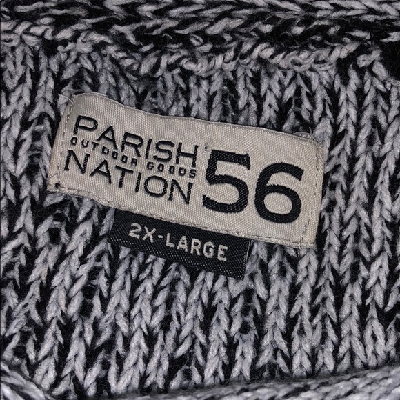 parish nation 56 | Sweaters | Mens Zip Front Turtleneck Sweater | Poshmark